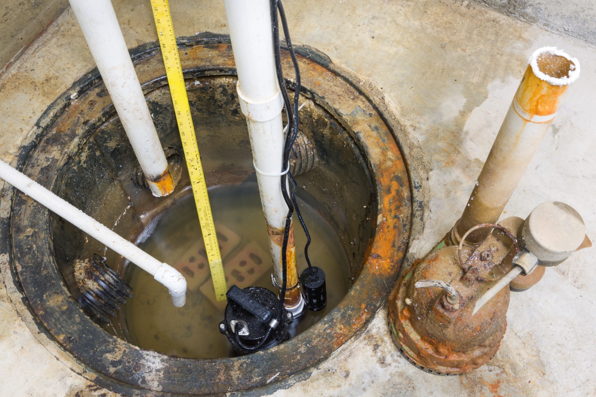 Sump pump discharge should release into the safe place for others